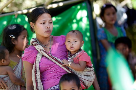 Rakhine Ethnic People Who Fled Conflict Editorial Stock Photo - Stock ...