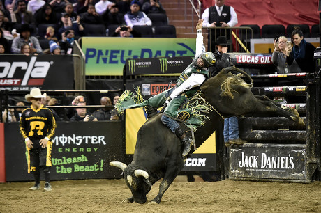 Professional Bull Rider Jess Lockwood Wins Editorial Stock Photo ...