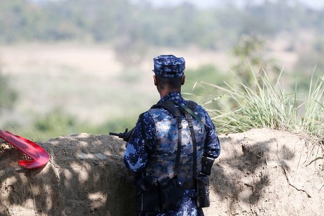Myanmar Border Guard Police Officer Mans Editorial Stock Photo - Stock ...