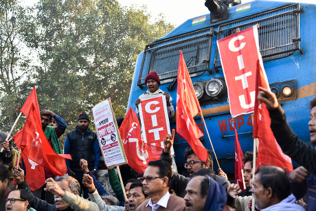 Activists Centre Indian Trade Unions Citu Editorial Stock Photo - Stock ...