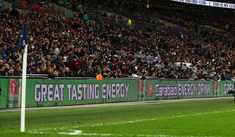 Tottenham Hotspur Supporters Carabao Advertisement Board Editorial ...
