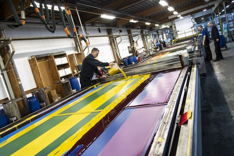 Dutch Flag Factory Dokkumer Vlaggen Centrale Editorial Stock Photo ...