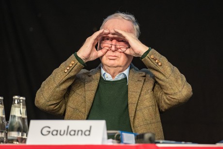 Arthur Oesterle During European Election Convention Editorial Stock ...