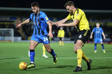 Gillingham Midfielder Josh Rees Strikes Goal Editorial Stock Photo ...