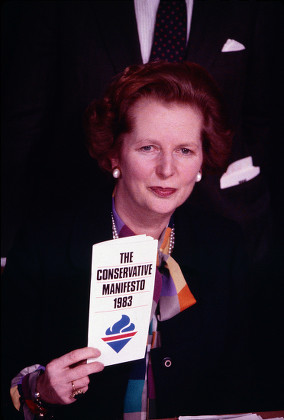 The Conservative Party Election Launch, UK - 1983 Stock Pictures ...