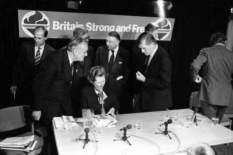 The Conservative Party Election Launch, UK - 1983 Stock Pictures ...