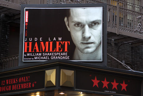 Hamlet On Broadway Starring Jude Law Editorial Stock Photo - Stock ...