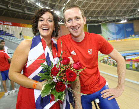 Bradley Wiggins His Wife Cath Olympics Editorial Stock Photo - Stock ...