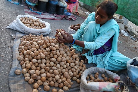 Pakistani Vendor Sells Dry Fruits On Editorial Stock Photo - Stock ...