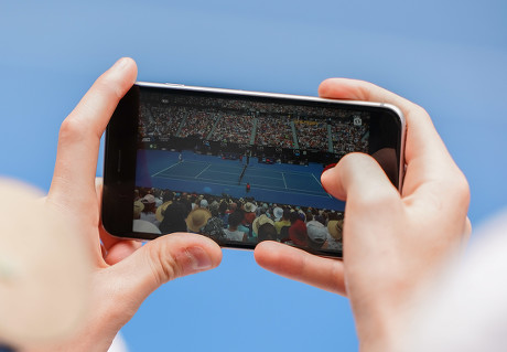 Fan Filming On His Phone Editorial Stock Photo - Stock Image | Shutterstock