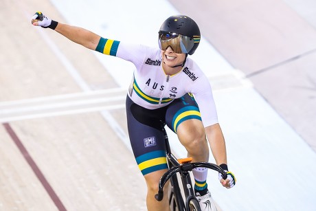 Annette Edmondson Australia Celebrates Winning Womens Editorial Stock ...