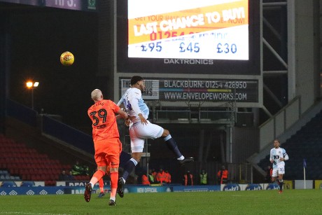 Blackburn Rovers Joe Nuttall Beats Ipswich Editorial Stock Photo ...