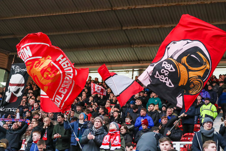 Middlesbrough Fans Wave Their Flags Teams Editorial Stock Photo - Stock ...
