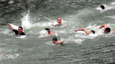 Epiphany swimming in East Sarajevo, Bosnia And Herzegovina - 19 Jan ...