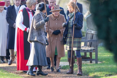 __COUNT__ Queen Elizabeth II attends the Sunday Service at St Peter's ...