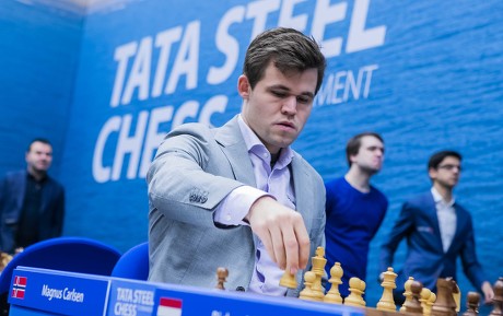 Norwegian Chess Master Magnus Carlsen Playing Editorial Stock Photo ...