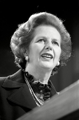 Margaret Thatcher Giving Speech Editorial Stock Photo - Stock Image ...