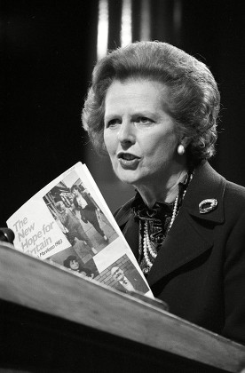 Margaret Thatcher Giving Speech Editorial Stock Photo - Stock Image ...