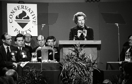 Margaret Thatcher Giving Speech Editorial Stock Photo - Stock Image ...