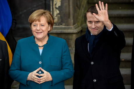New Franco-German friendship treaty, Aachen, Germany - 22 Jan 2019 ...