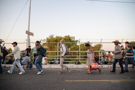 Honduran Migrants Who Have Applied Humanitarian Editorial Stock Photo ...