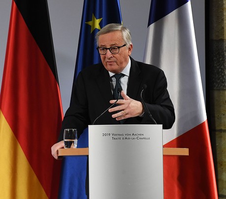 __COUNT__ Signing of the Franco-German friendship treaty, Aachen ...