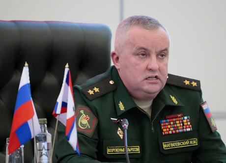 Russian Chief Artillery Missile Troops Lieutenantgeneral Editorial ...