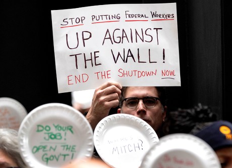 Federal workers protest at US Capitol in Washington, DC, USA - 23 Jan ...