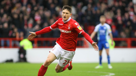Joe Lolley Celebrates After Scoring Opening Editorial Stock Photo ...