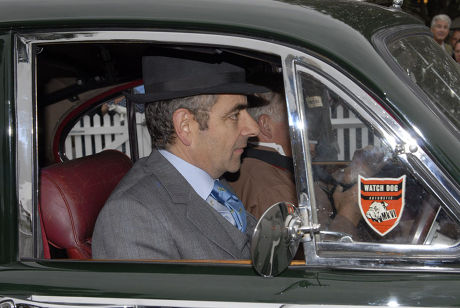 Rowan Atkinson Driving Vintage Car Editorial Stock Photo - Stock Image ...