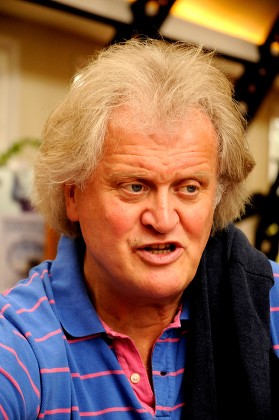 Tim Martin, owner of JD Wetherspoon, at the Imperial pub in Exeter, UK ...