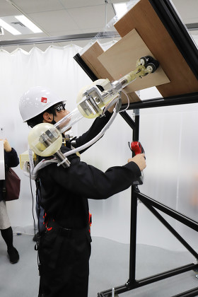 __COUNT__ Robotic third arm developed, Tokyo, Japan - 25 Jan 2019 Stock ...