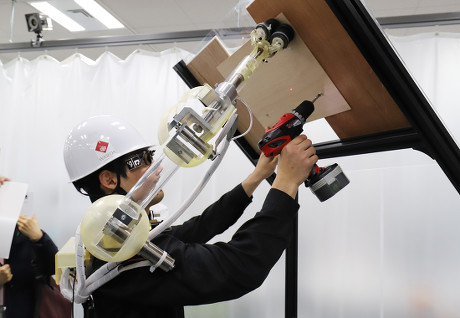 __COUNT__ Robotic third arm developed, Tokyo, Japan - 25 Jan 2019 Stock ...
