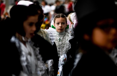 Sorbian Girl Wearinga Traditional Costume Looks Editorial Stock Photo ...