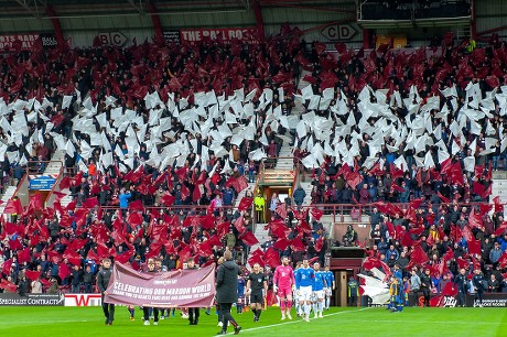 Hearts Fans Put On Flag Display Editorial Stock Photo - Stock Image ...