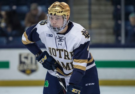Notre Dame Goaltender Cale Morris 32 Editorial Stock Photo - Stock ...