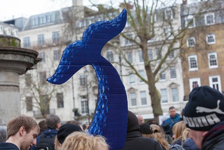 Anti-Whaling protest, London, UK - 26 Jan 2019 Stock Pictures ...