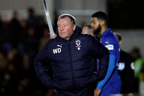 Afc Wimbledon Manager Wally Downes Hands Editorial Stock Photo - Stock ...