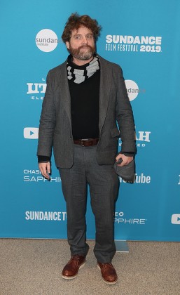 United States Actor Zach Galifianakis Arrives Editorial Stock Photo ...