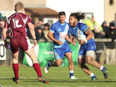 Millom RLFC v Red Star Belgrade. Millom, UK - 27 Jan 2019 Stock ...