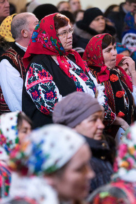 Some Members Ethnic Csango Hungarian Community Editorial Stock Photo ...