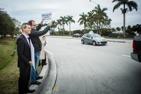 Max Schachter Ryan Petty Stand Protest Editorial Stock Photo - Stock ...