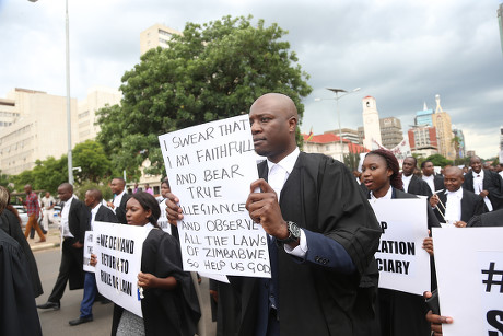 10 Zimbabwe's lawyers march for the restoration of the rule of law ...