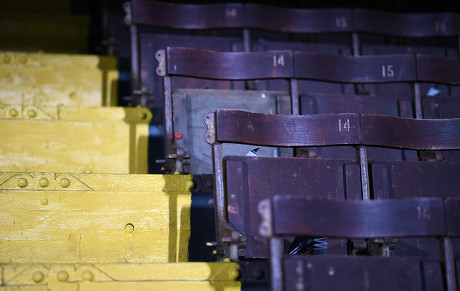 Wooden Seats Johnny Haynes Stand Editorial Stock Photo - Stock Image ...