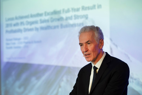 Richard Ridinger Ceo Biopharmaceutical Company Lonza Editorial Stock ...