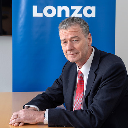 Richard Ridinger Ceo Biopharmaceutical Company Lonza Editorial Stock ...