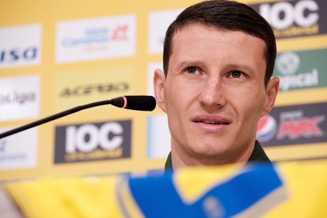 Serbian Midfielder Slavoljub Srnic Poses During Editorial Stock Photo ...