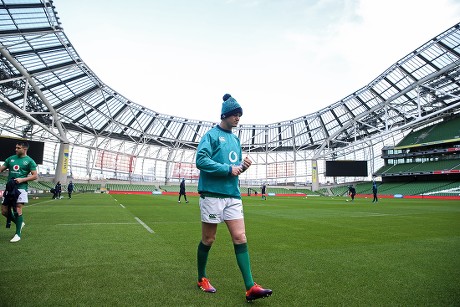 Ireland Rugby Captain's Run, Aviva Stadium, Dublin - 01 Feb 2019 Stock ...