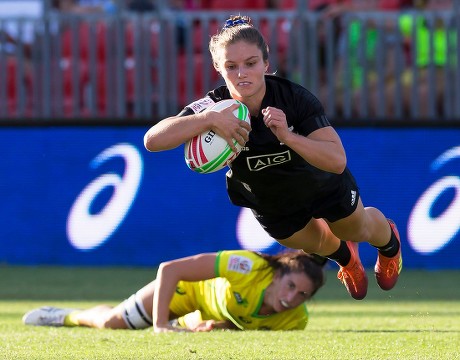 Michaela Blyde Front New Zealand Scores Editorial Stock Photo - Stock ...