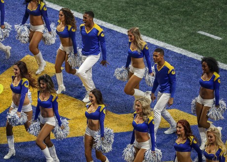 Los Angeles Rams Cheerleaders Quinton Peron Editorial Stock Photo ...